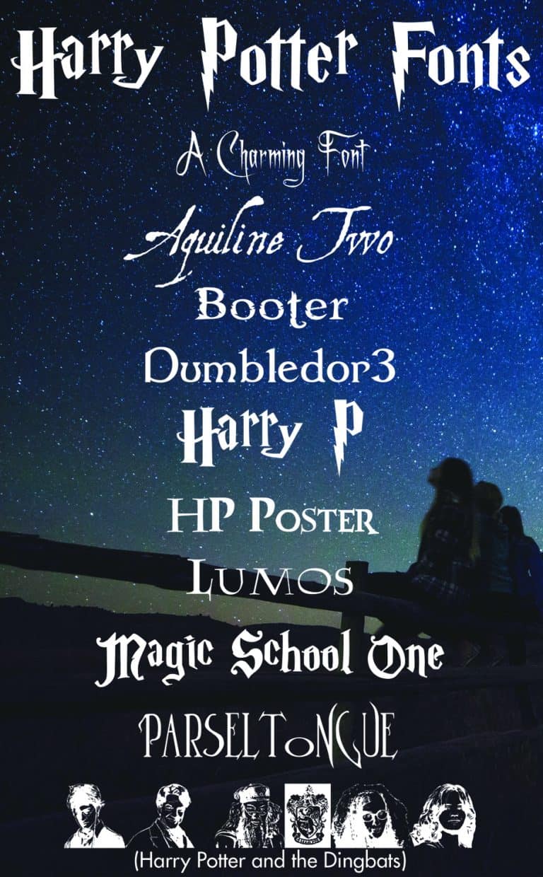 Free Harry Potter Fonts | More Than Thursdays