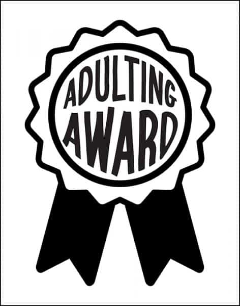 Free Adulting Award Cut File | More Than Thursdays
