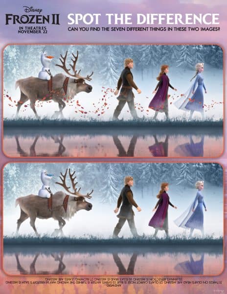 Frozen 2 Activity Sheets | More Than Thursdays