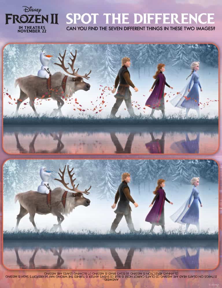Frozen 2 Activity Sheets | More Than Thursdays